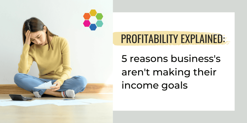 Profitability Explained: 5 Reasons For Not Meeting Income Goals